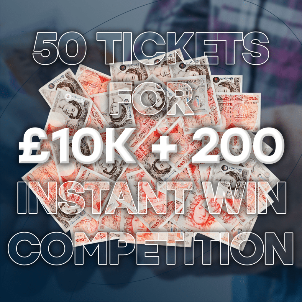 Free Auto-Draw: 50 Tickets For £10k Comp - Prize Paradise