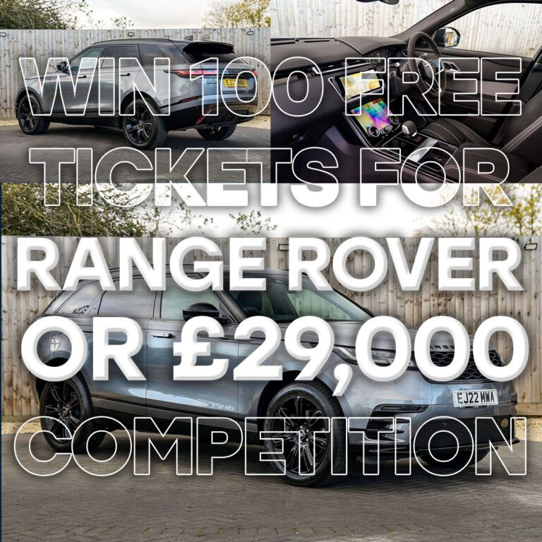 Free Auto-Draw: Win 100 Tickets For Range Rover Comp - Prize Paradise