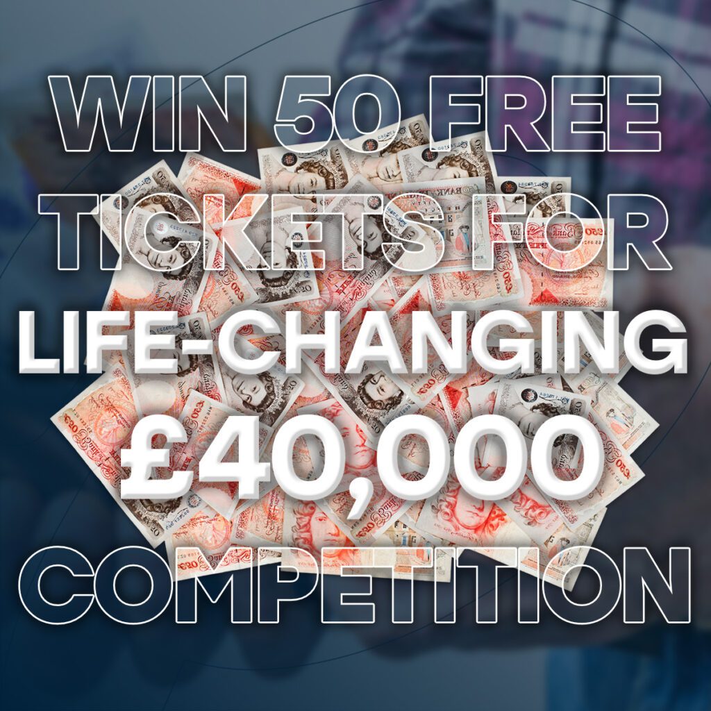 Free Auto-Draw: Win 50 Tickets For £40k Comp - Prize Paradise